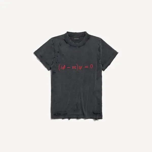 Balenciaga Dirac Equation Fitted T-shirt
