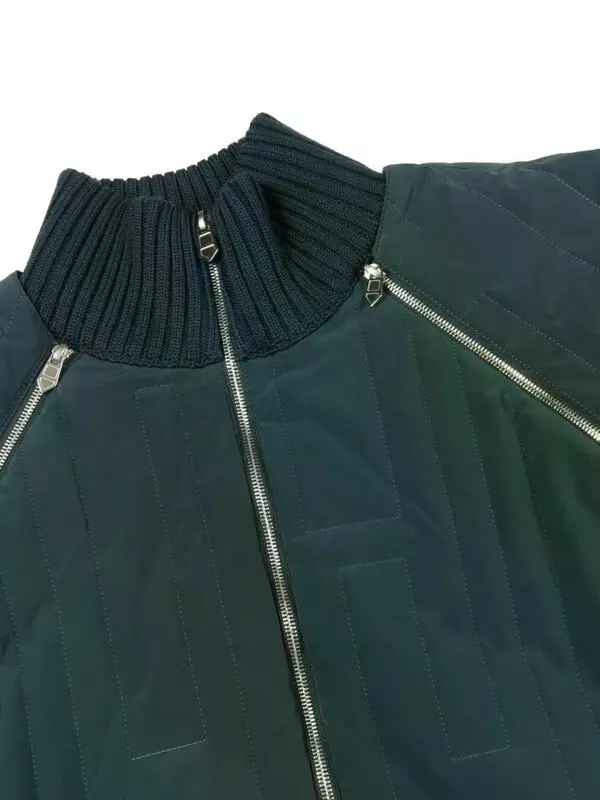 Hermès 2010s H-pattern Colour-block Jacket