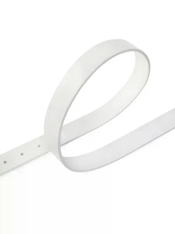 Pinko Embellished Buckle Belt - White
