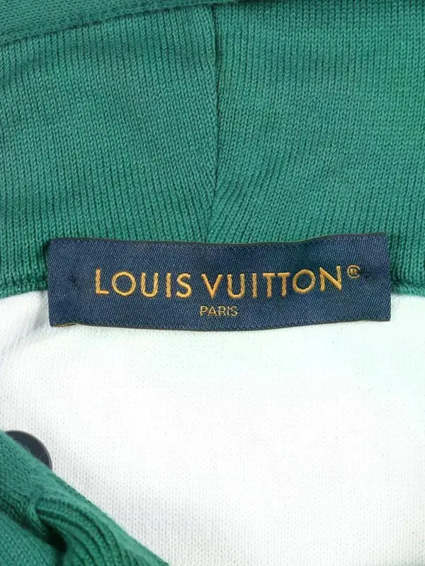 LOUIS VUITTON 2010s Gradient Monogram Hoodie - Green