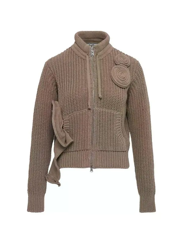 OPEN YY Zip-fastening Cardigan