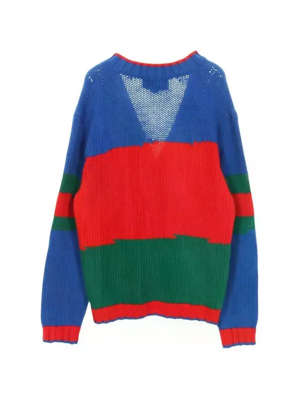 Gucci 2010s V-neck Buttoned Wool Cardigan