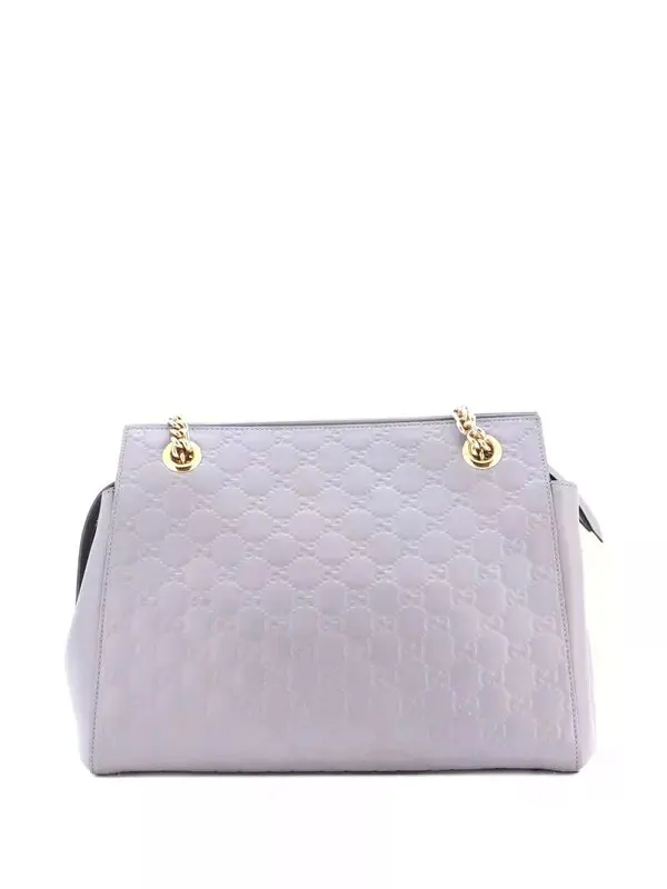 Gucci Soft Signature Sissima Leather Medium Tote Bag