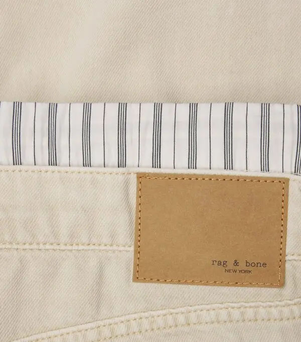 Rag & Bone Saige Boxer Low-rise Straight Jeans - Beige