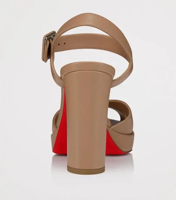 CHRISTIAN LOUBOUTIN Cora Leather Platform Sandals