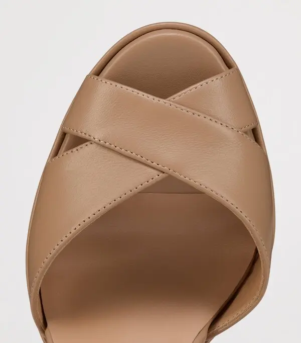CHRISTIAN LOUBOUTIN Cora Leather Platform Sandals