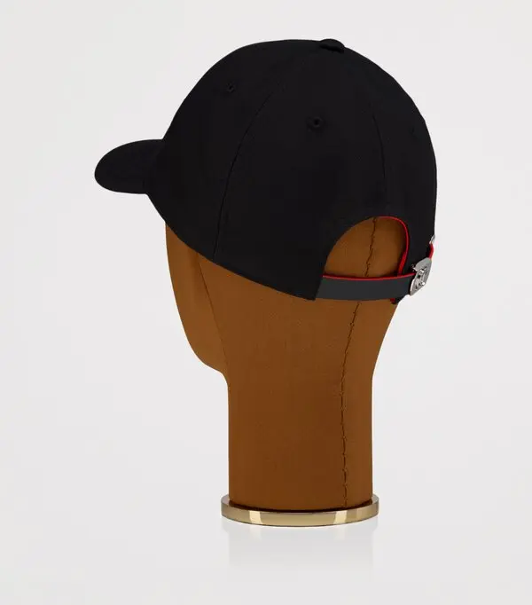 CHRISTIAN LOUBOUTIN Mooncrest Baseball Cap - Black