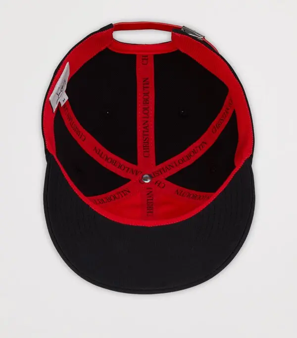 CHRISTIAN LOUBOUTIN Mooncrest Baseball Cap - Black