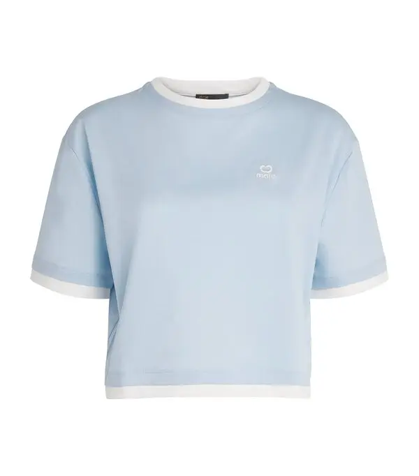 Maje Cotton Logo T-shirt
