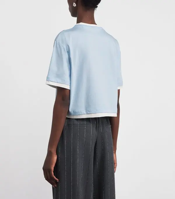 Maje Cotton Logo T-shirt