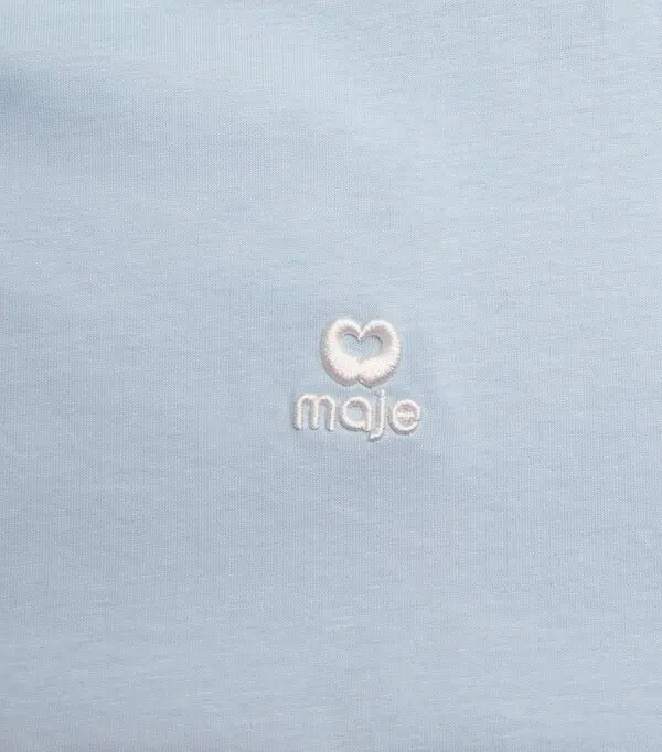 Maje Cotton Logo T-shirt