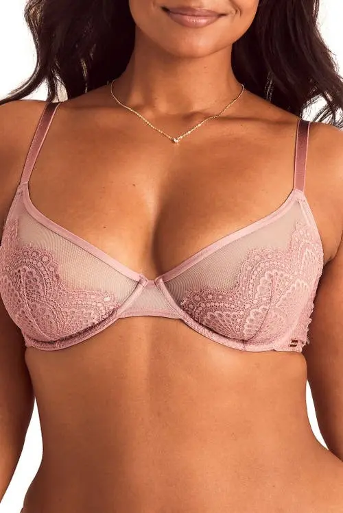 ADORE ME Sonja Unlined Plunge Bra - Medium Beige