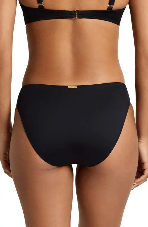 Ralph Lauren Curved Waist Bikini Bottom - Black