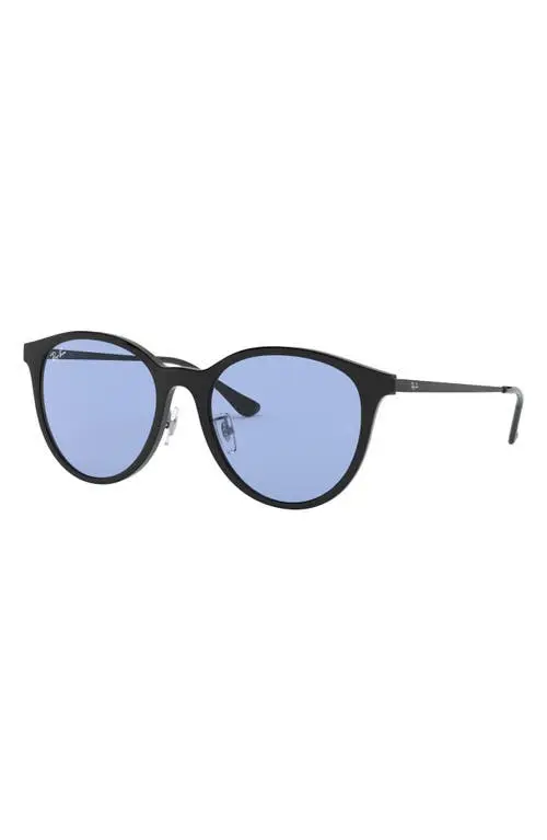 Ray-ban 55mm Square Sunglasses - Black/blue