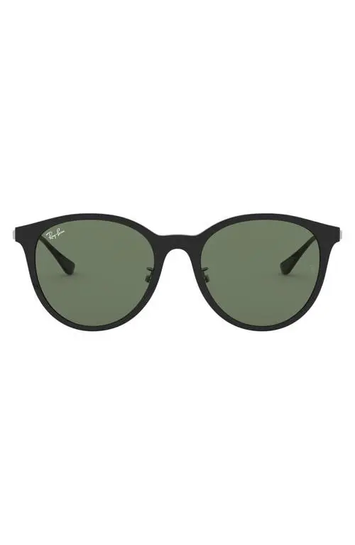 Ray-ban 55mm Square Sunglasses - Black/dark Green