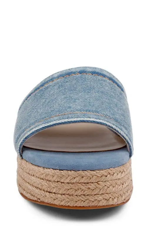 L'Agence Ramani Ii Espadrille Wedge Platform Slide Sandals
