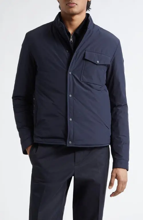 Moncler Zonda Water Repellent Down Jacket - Navy Blue