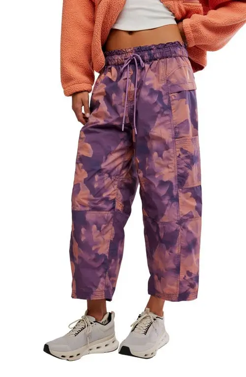 Free People In The Wild Cargo Pants - Violet Cloud Wash