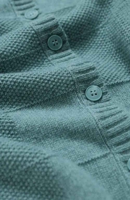 SEASALT CORNWALL Coweth Merino Wool-blend Cardigan - Lichen