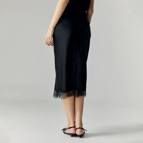 ATS Althea Satin Lace Skirt