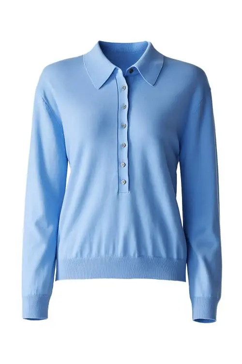 ATS Nara Knit Top - Blue