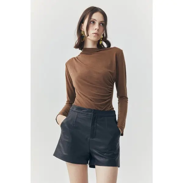ATS Wren Faux Leather Shorts