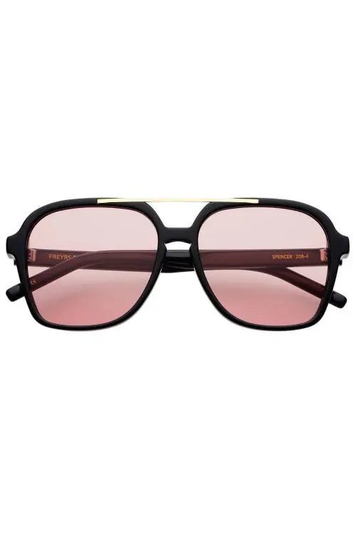 FREYRS EYEWEAR Spencer Aviator Sunglasses - Rose