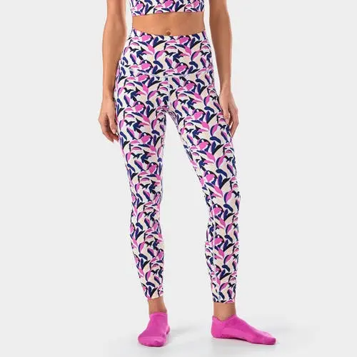 TAVI High Waisted 7/8 Legging - Cabana