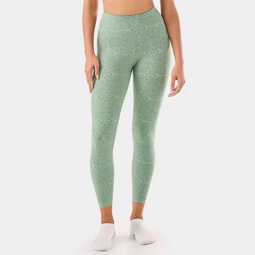 TAVI High Waisted 7/8 Legging - Sage Batik