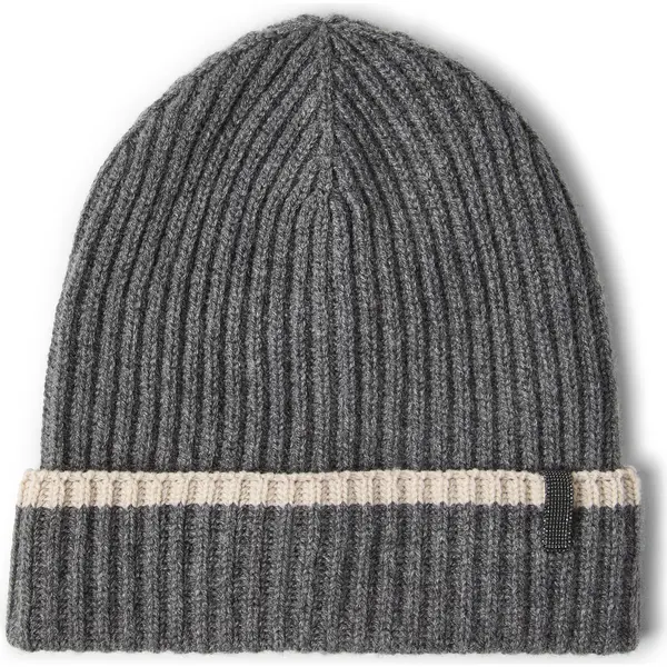 Brunello Cucinelli Knit Beanie - Medium Grey