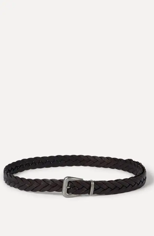 Brunello Cucinelli Braided Leather Belt