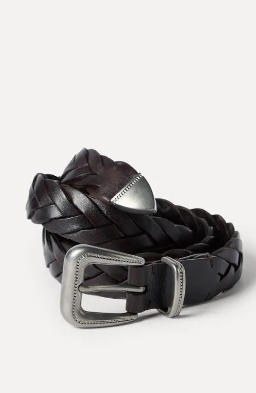 Brunello Cucinelli Braided Leather Belt