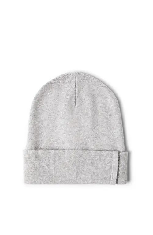 Brunello Cucinelli Knit Beanie - Light Grey