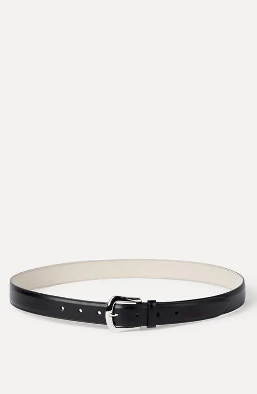 Brunello Cucinelli Calfskin Leather Belt - Black