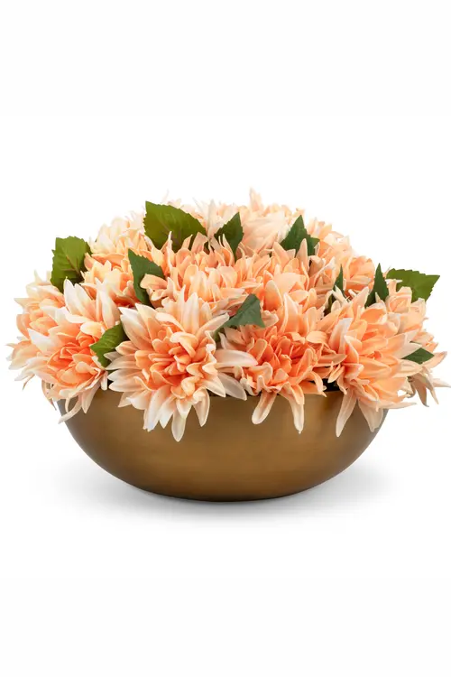 COCOBELLA Livia Realtouch Dahlia Arrangement - Peach