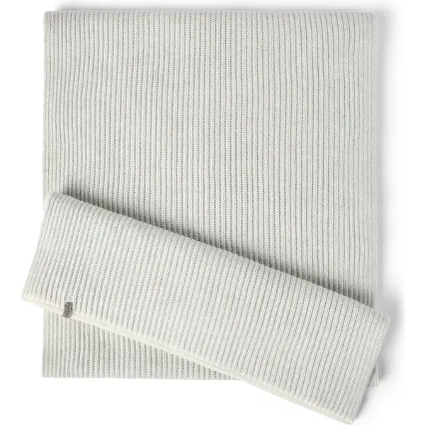 Brunello Cucinelli Knit Scarf - Light Grey