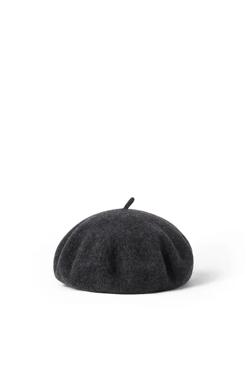 Brunello Cucinelli Wool Beret - Anthracite