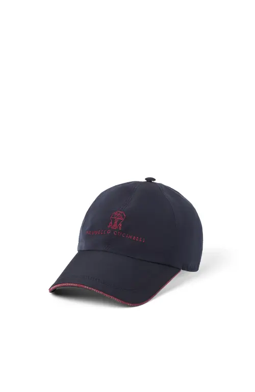 Brunello Cucinelli Baseball Cap With Logo - Blue