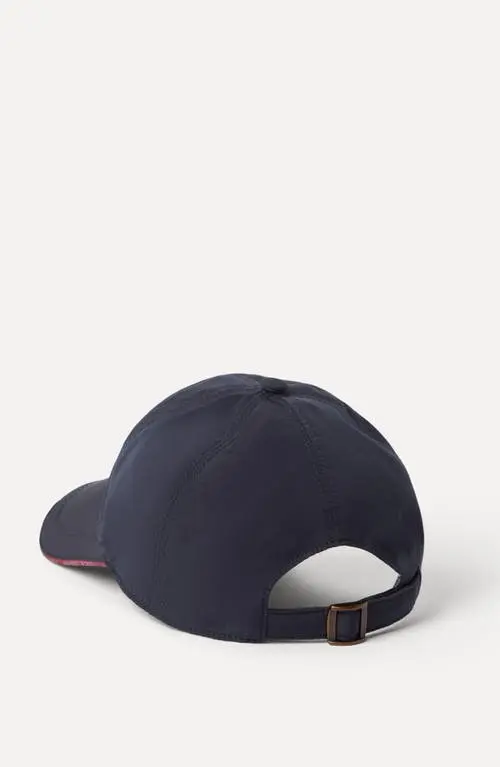 Brunello Cucinelli Baseball Cap With Logo - Blue