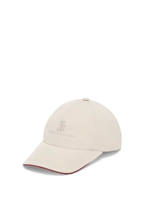 Brunello Cucinelli Baseball Cap With Logo - Panama