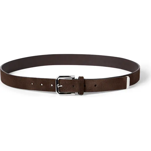Brunello Cucinelli Reversed Leather Belt - Rust Brown