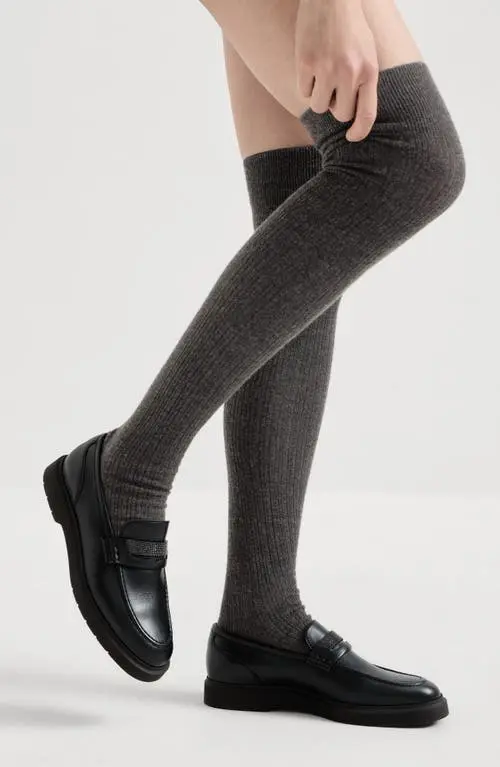 Brunello Cucinelli Cashmere Blend Over-the-knee Socks