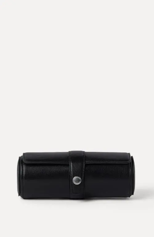 Brunello Cucinelli Grained Leather Watch Box - Black