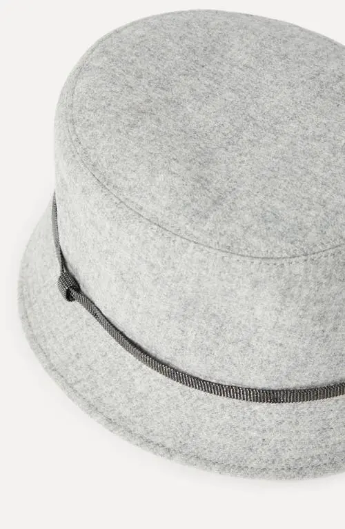 Brunello Cucinelli Bucket Hat - Light Grey