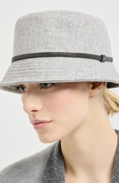 Brunello Cucinelli Bucket Hat - Light Grey