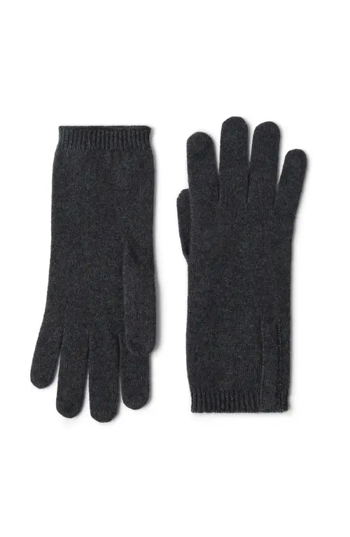 Brunello Cucinelli Knit Gloves - Anthracite