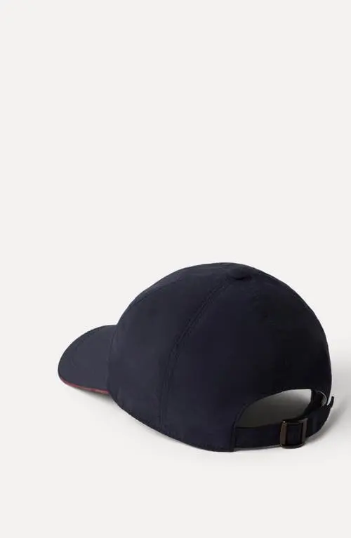 Brunello Cucinelli Baseball Cap With Embroidery