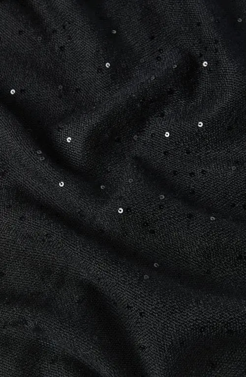 Brunello Cucinelli Cashmere And Silk Diamond Yarn Scarf - Black