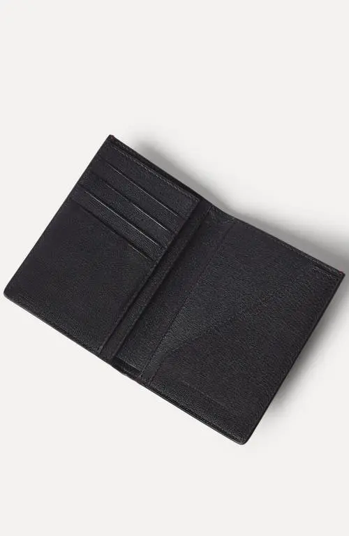 Brunello Cucinelli Grained Leather Passport Holder