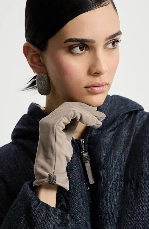 Brunello Cucinelli Suede Gloves
